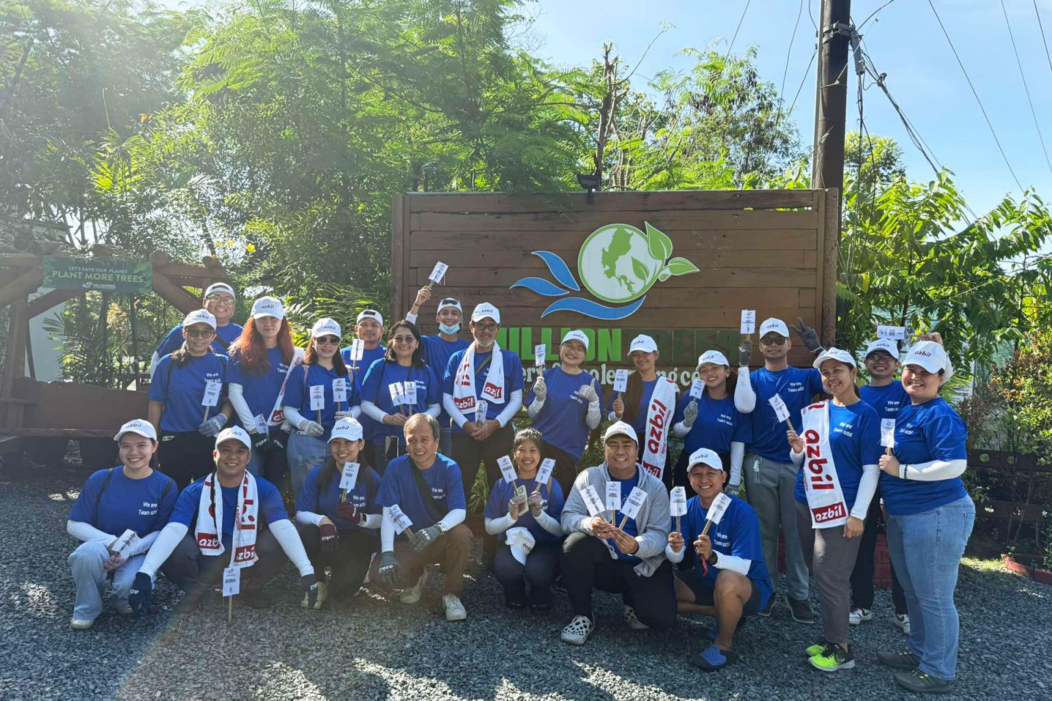 APH Tree Planting Activity – Azbil Philippines Corporation